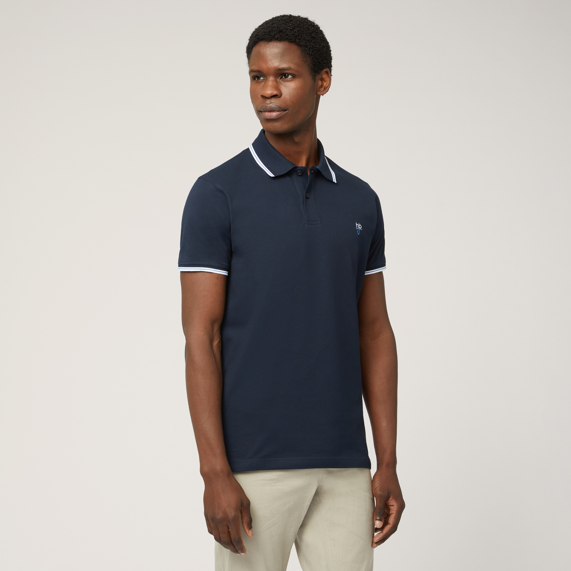 Polo Narrow Fit Con Logo