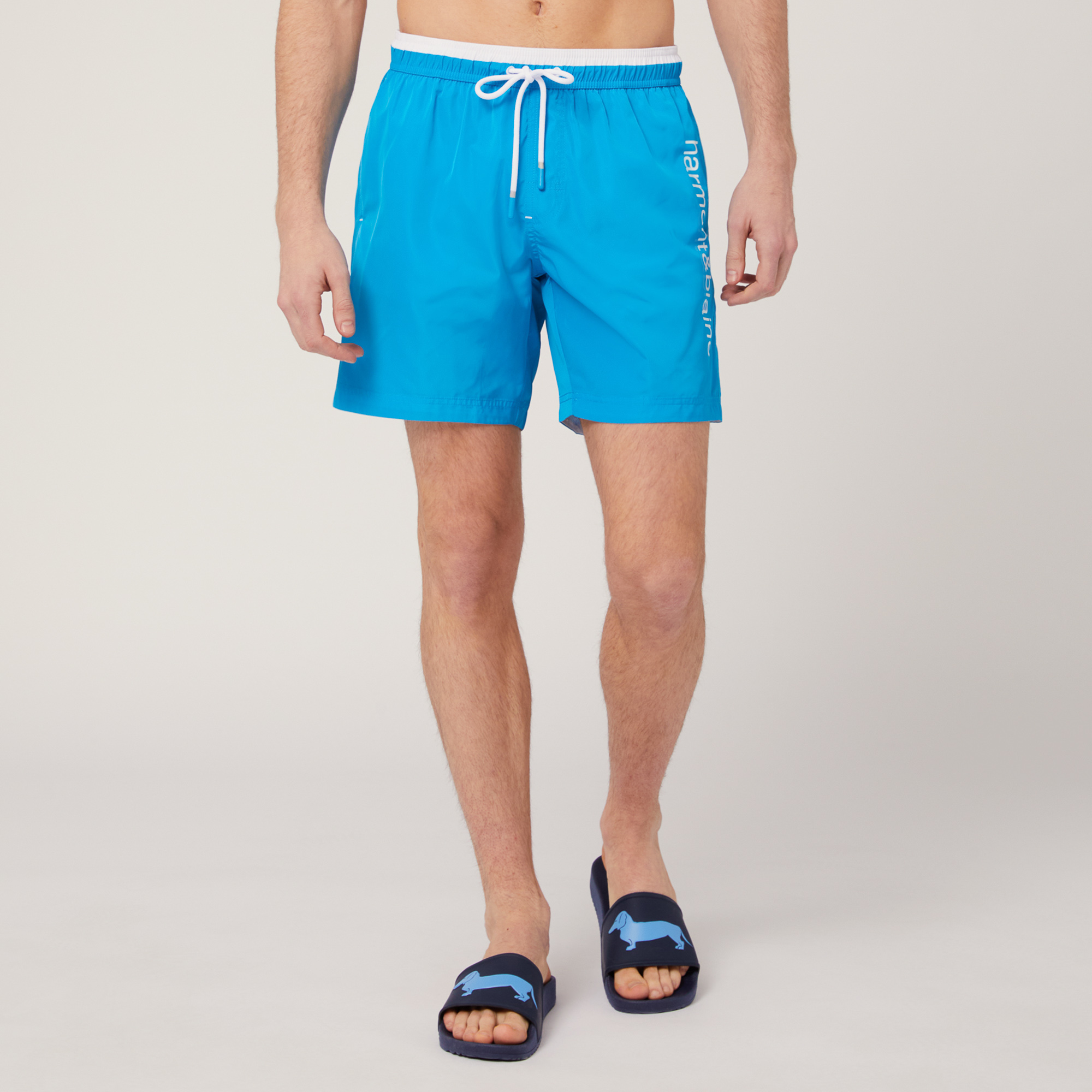 Swim Trunks with Lettering
