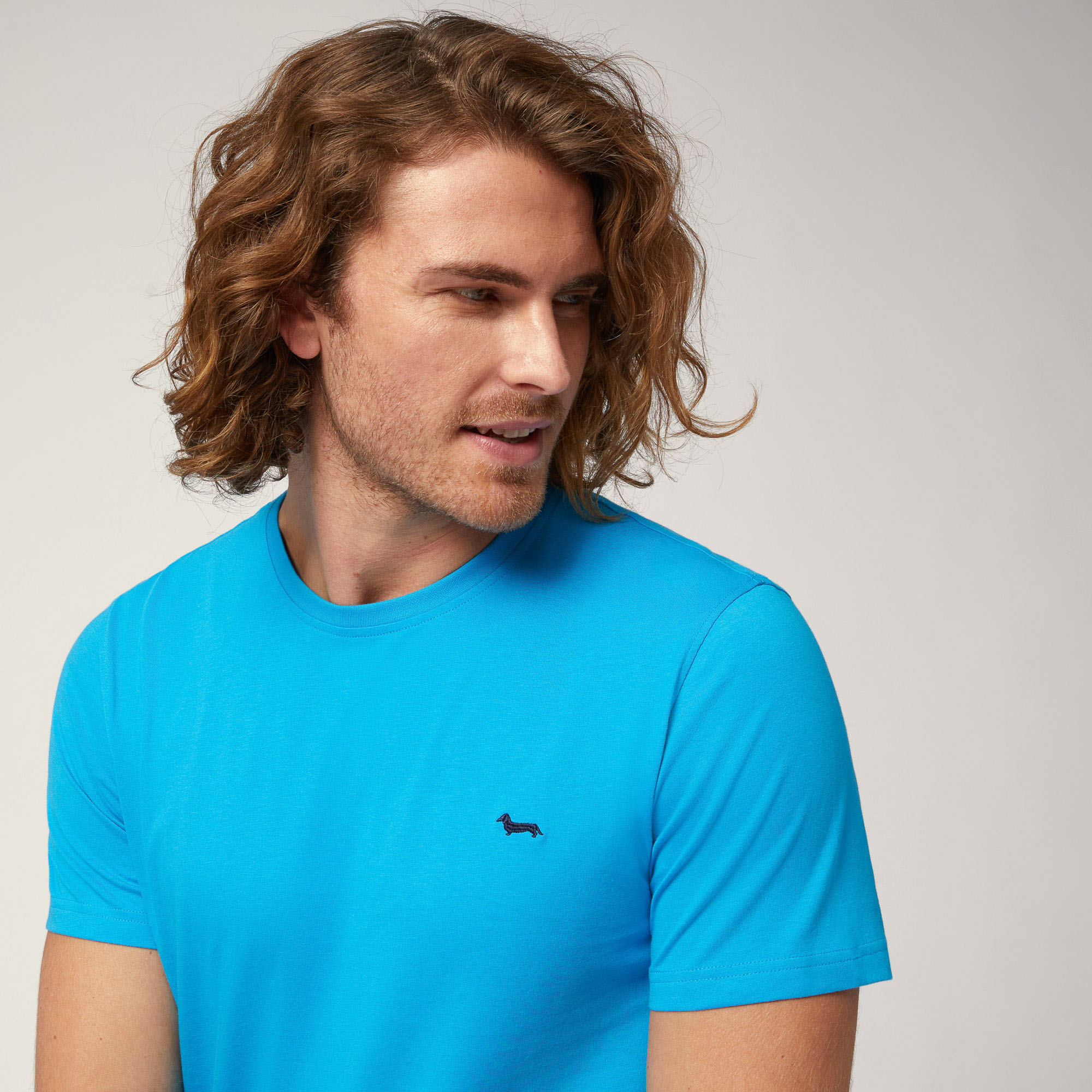 T Shirt With Contrasting Logo 