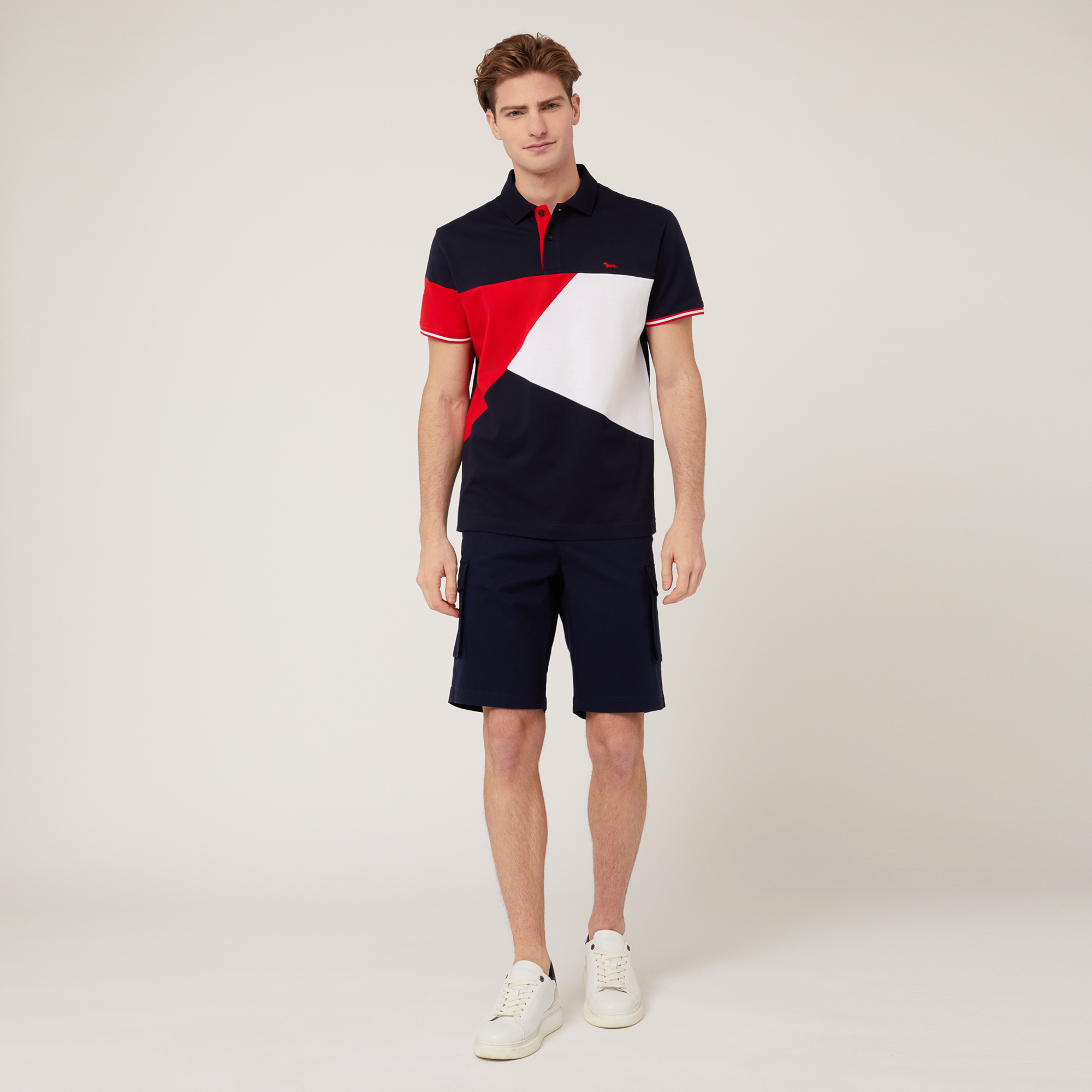 Color Block Polo