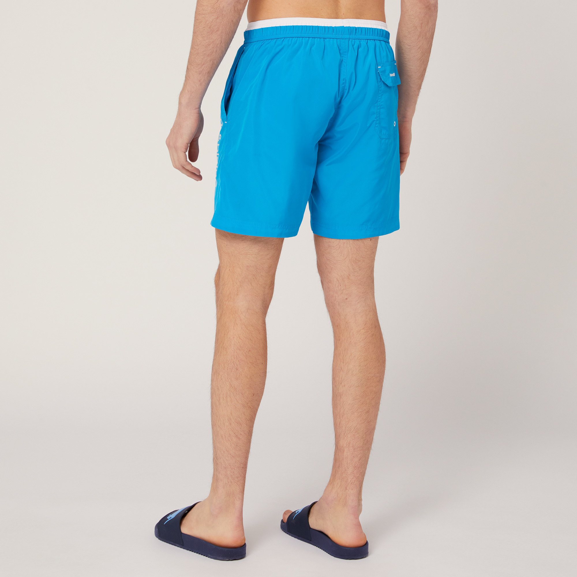Swim Trunks with Lettering