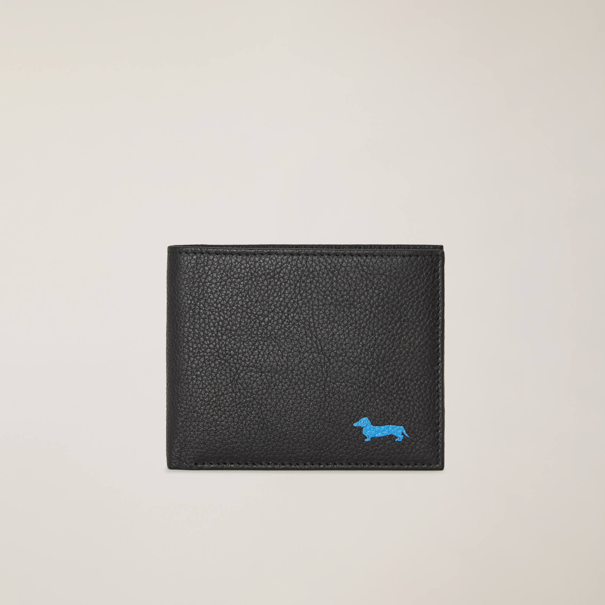 Bifold Wallet with Logo in Black: Luxury Italian Bags and Leather goods ...