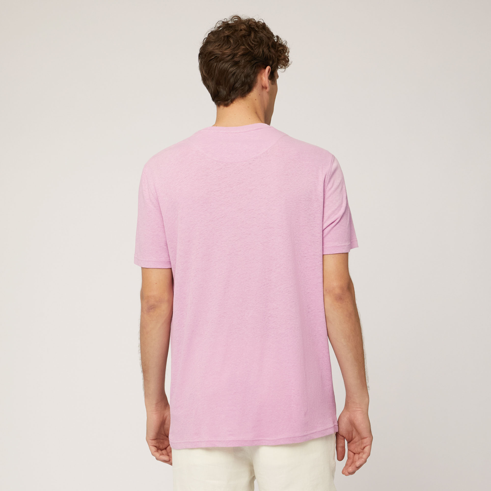 T-Shit In Lino E Cotone