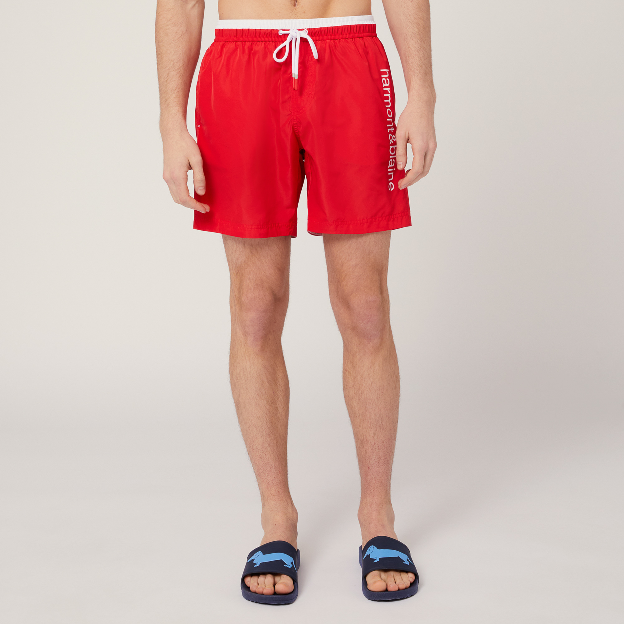 Swim Trunks with Lettering